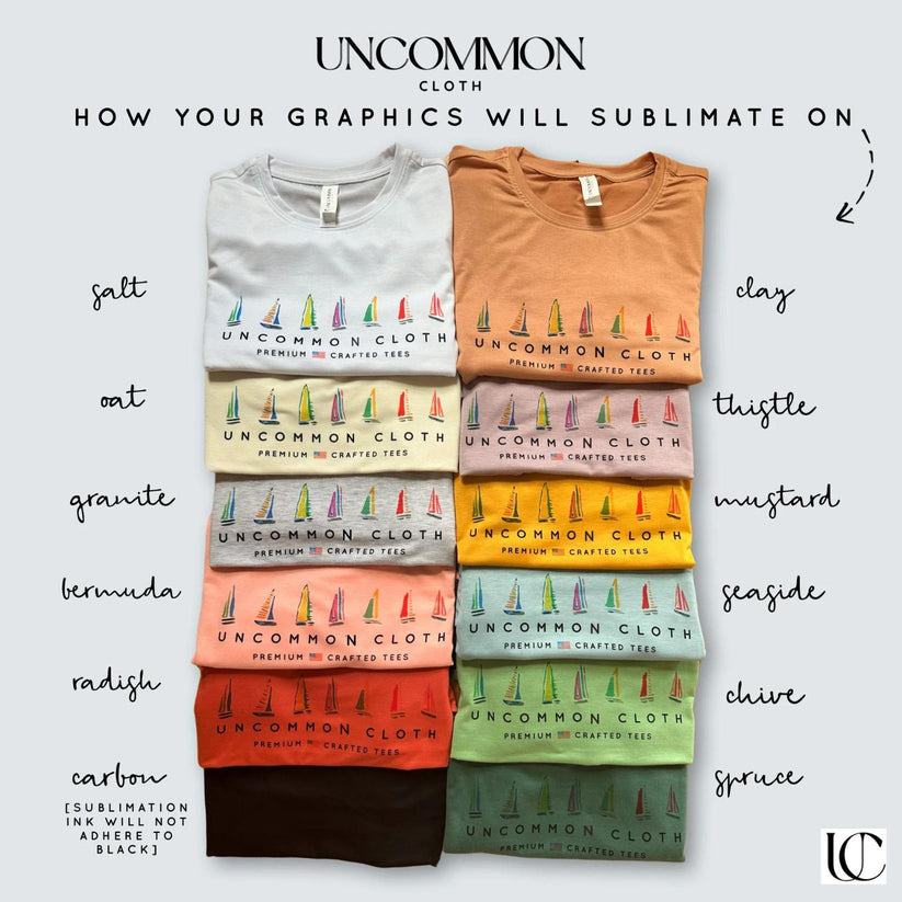 Adult Unisex Short Sleeve Sublimation T-Shirt Blank – Uncommon Cloth Co